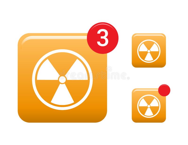 Virus Alert Icons Set stock vector. Illustration of antivirus - 198484577