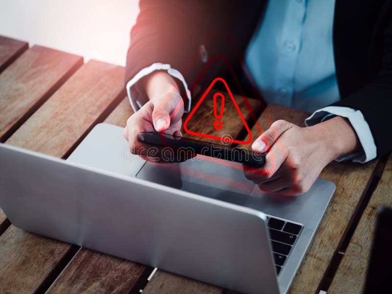 Virus Alert. Red Triangle, System Hacked Error Sign, Malware, Attention ... Virus Alert. Red Triangle, System Hacked Error Sign, Malware, Attention ...