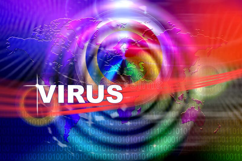 Virus Attack Blood 02 stock illustration. Illustration of abstract ...