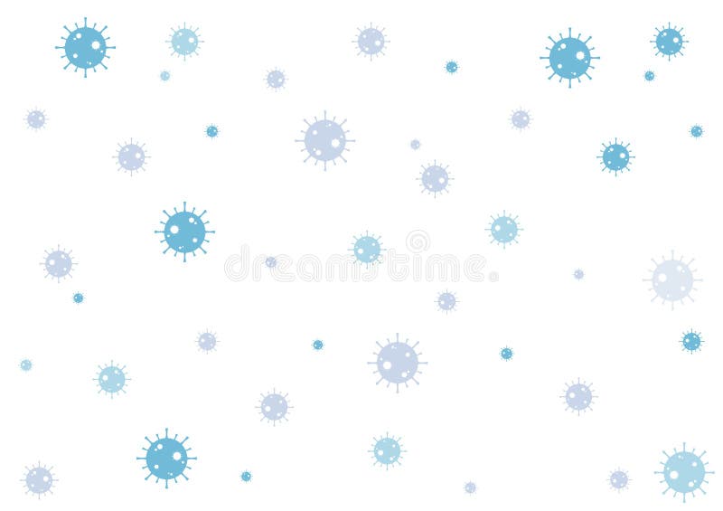 Cute virus background stock vector. Illustration of illness - 219082255