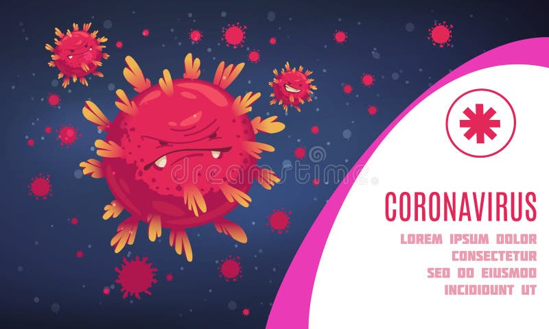 Virus Background Illustration Stock Illustration - Illustration of ...
