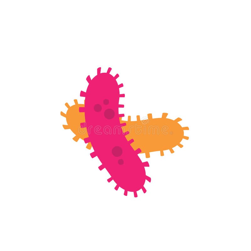 Virus and Bacteria Icon Vector Illustration Design Stock Vector ...