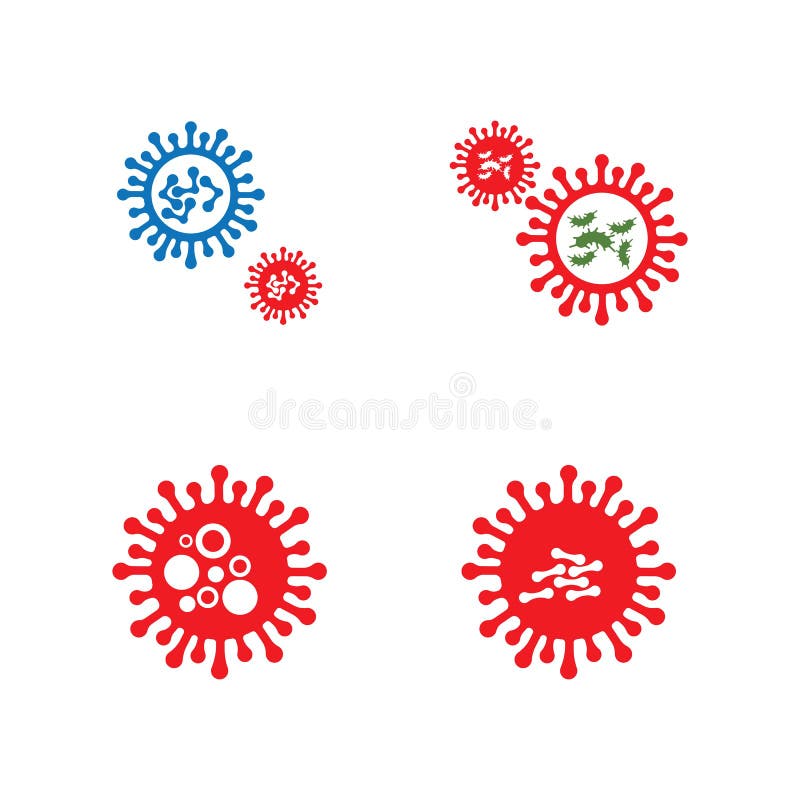 Virus stock vector. Illustration of logo, silhouette - 179160734