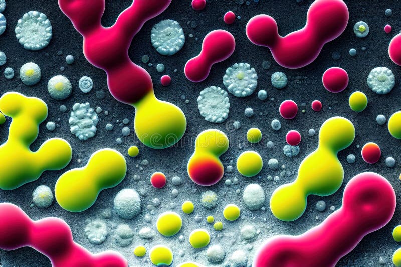 Virus Bacterium Science, Epidemic Concept Stock Illustration ...