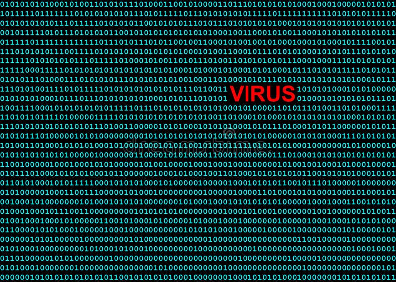 Virus stock illustration. Illustration of number, abstract - 59542167