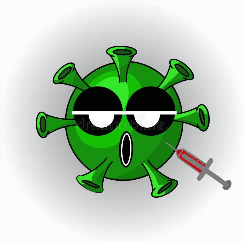 Virus Caracter Illustration, Anti Virus Injection Stock Vector ...