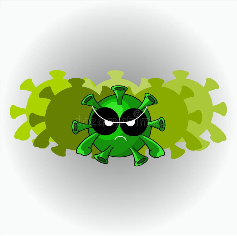 Virus Caracter Illustration, Virus Army Stock Vector - Illustration of ...