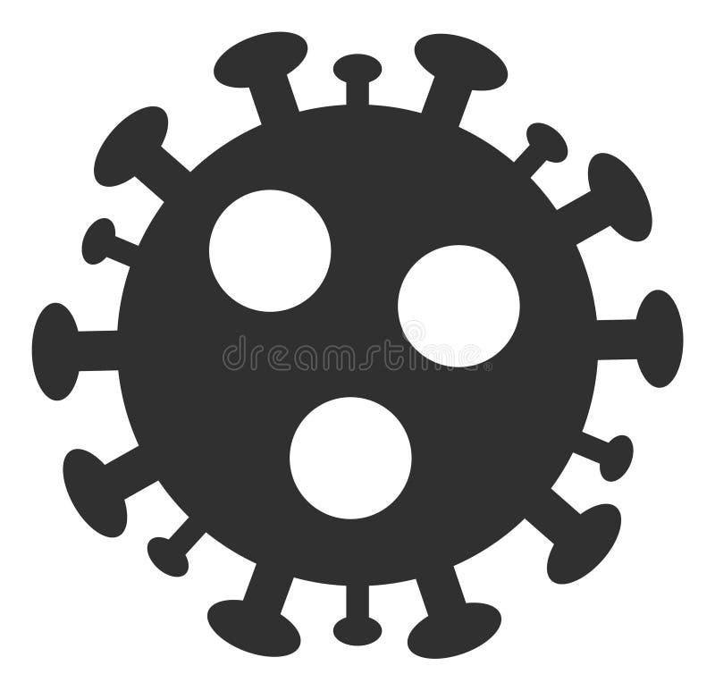 Vector Virus Cell Icon Illustration Stock Vector - Illustration of ...