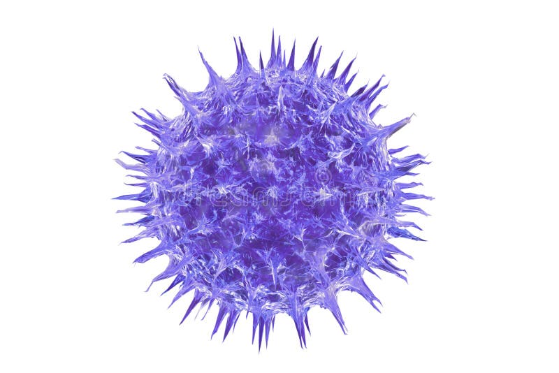 Virus cell stock illustration. Illustration of human - 187648638