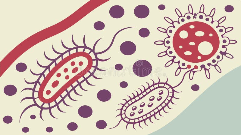 Virus Cells Design Element for Science and Medical Illustrations Vector ...