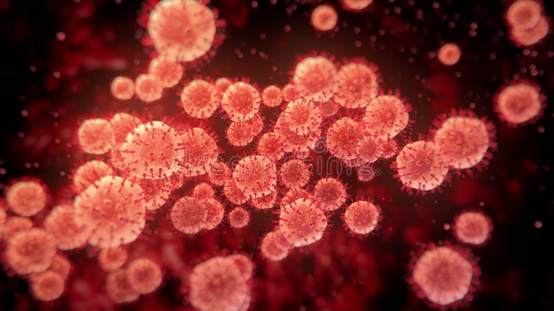 Virus Cells. Germs Allergy Bacteria Infectious Micro Pathogen Organisms ...