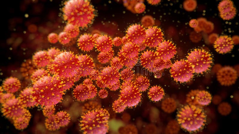 Virus Cells. Germs Allergy Bacteria Infectious Micro Pathogen Organisms ...