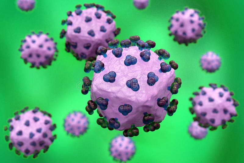 CoronaVirus Cells Invading Host Organism Causing Disease, COVID 19 ...