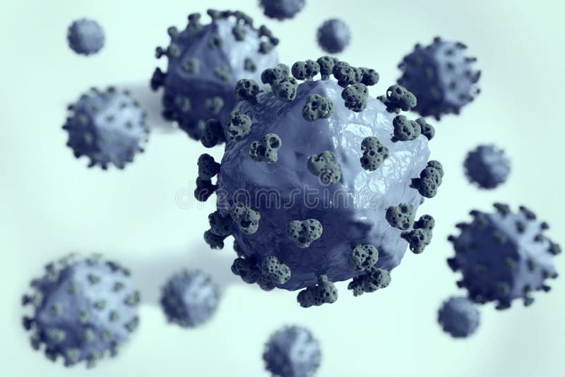 CoronaVirus Cells Invading Host Organism Causing Disease, COVID 19 ...