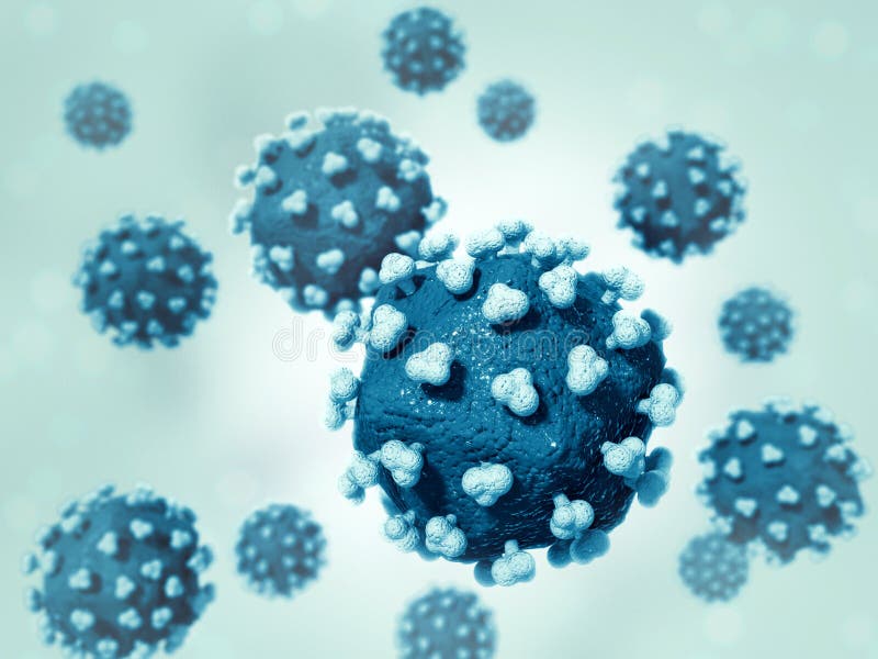 CoronaVirus Cells Invading Host Organism Causing Disease, COVID 19 ...