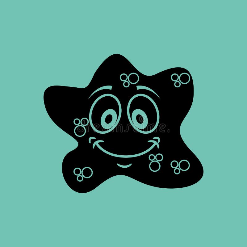 Virus character design stock illustration. Illustration of ugly - 70001699