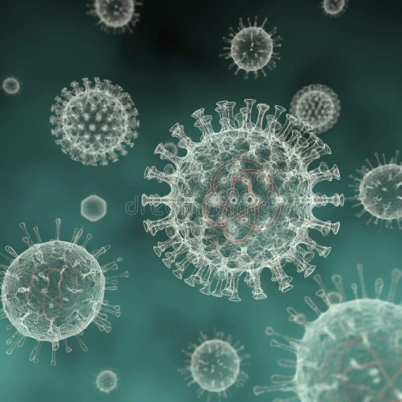 Virus Cluster stock illustration. Illustration of global - 67676119