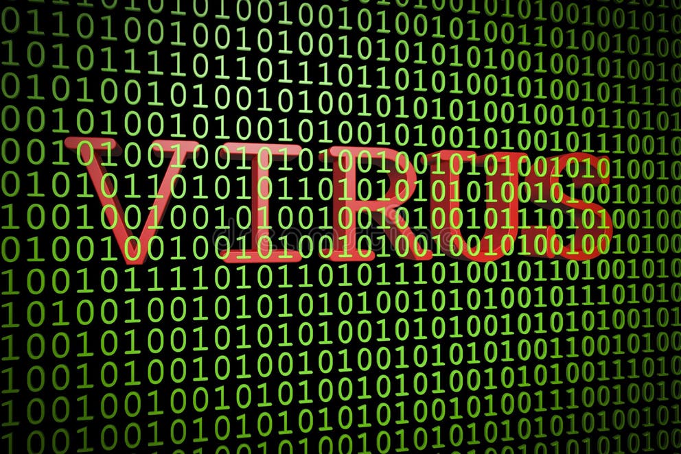 Virus code stock illustration. Illustration of defeat - 29132731