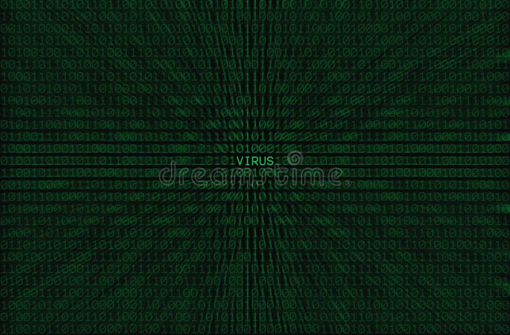 Virus Coding stock illustration. Illustration of phishing - 1079285