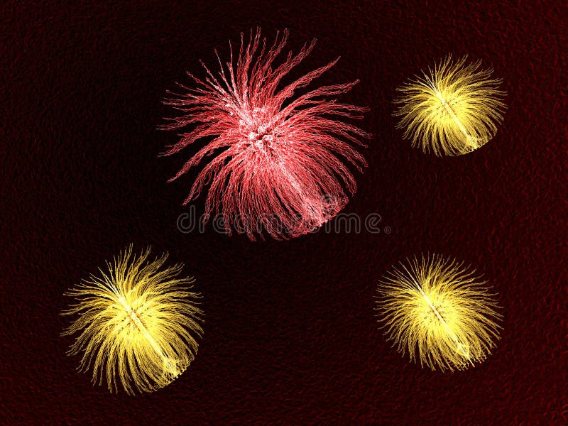 Virus colors stock illustration. Illustration of design - 28794533