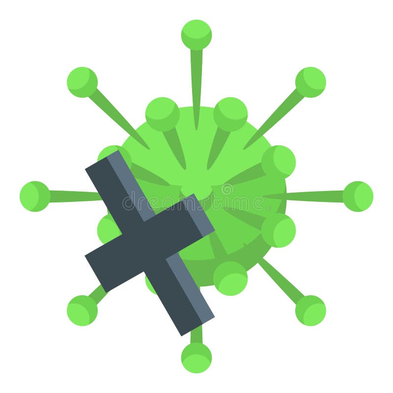 Virus Control Icon Isometric Vector. Vaccine Health Stock Illustration ...