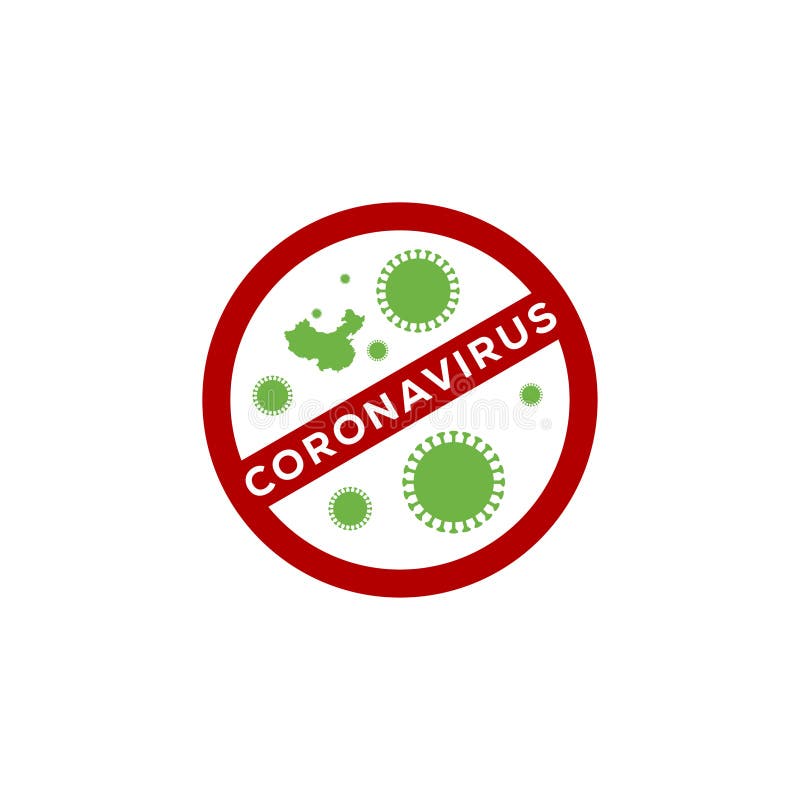 Virus Corona Logo Vector Design Stock Vector - Illustration of disease ...