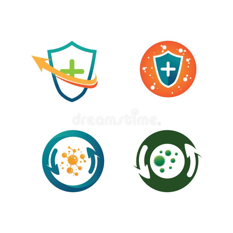 Virus Corona Virus Vector and Mask Design Logo Viral Stock Illustration ...