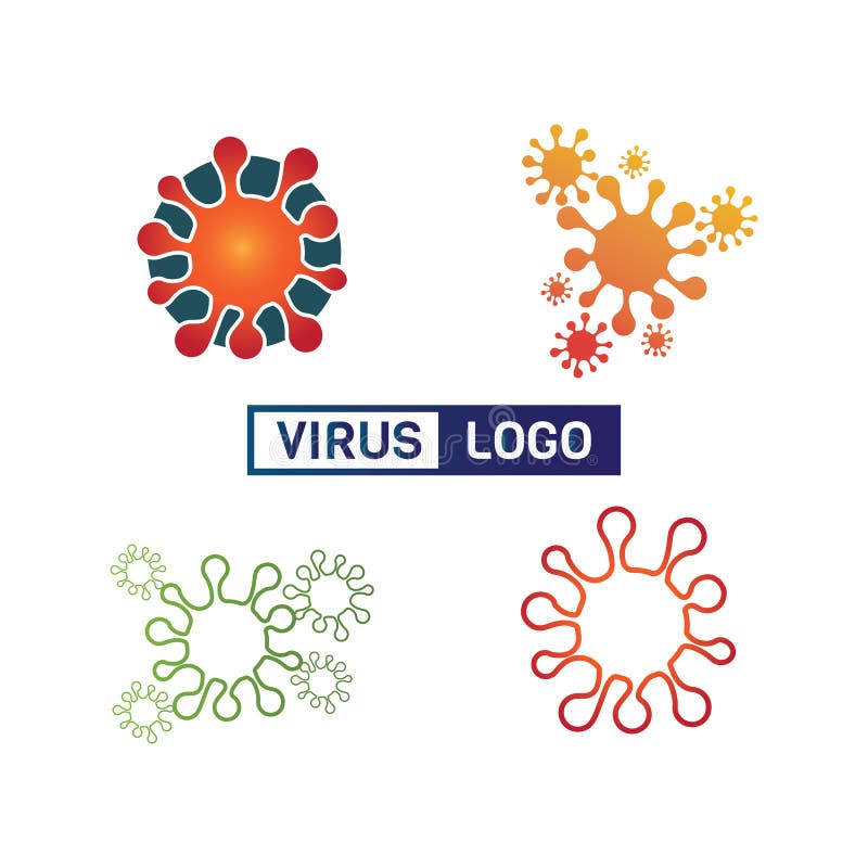 Virus Corona Virus Vector and Mask Design Logo Viral Vector and Design ...