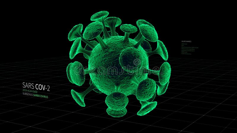 COVID-19 virus scanning stock footage. Video of cells - 258420210