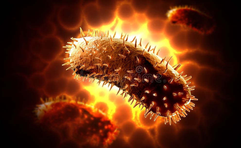 Virus della rabbia illustrazione di stock. Illustrazione di anima ...