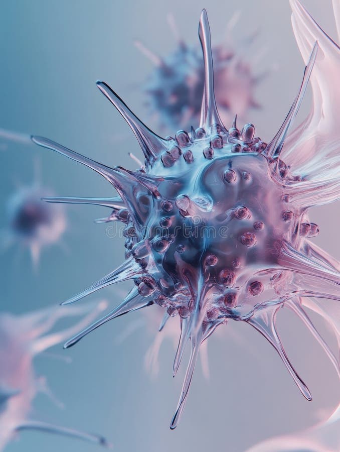 Graphical Representation of a Minimalistic Virus Design with Vibrant ...