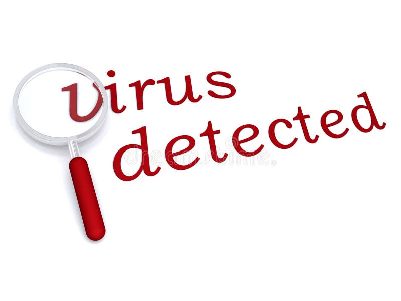 Virus Detected Alert Message Scanning And Identifying Computer Virus Inside Binary Code Listing