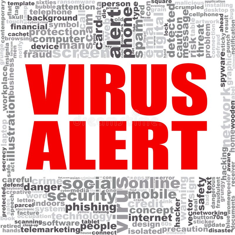 Virus detected word cloud stock illustration. Illustration of detection ... Virus detected word cloud stock illustration. Illustration of detection ...