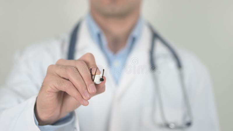 Virus, Doctor Writing on Screen Stock Video - Video of doctor ...