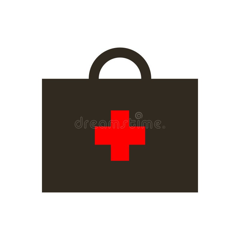 Virus First Aid Help Kit Box Icon Stock Vector - Illustration of health ...