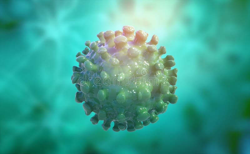 Virus, Germes, Microbes, Microorganismes Au Microscope Illustration ...