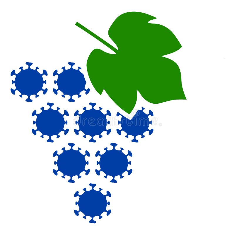 Virus Grape Bunch Flat Icon Symbol Stock Vector - Illustration of ... Virus Grape Bunch Flat Icon Symbol Stock Vector - Illustration of ...