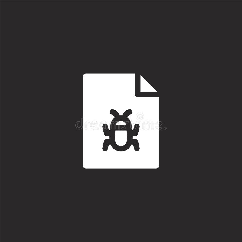 Virus Icon. Filled Virus Icon for Website Design and Mobile, App ...