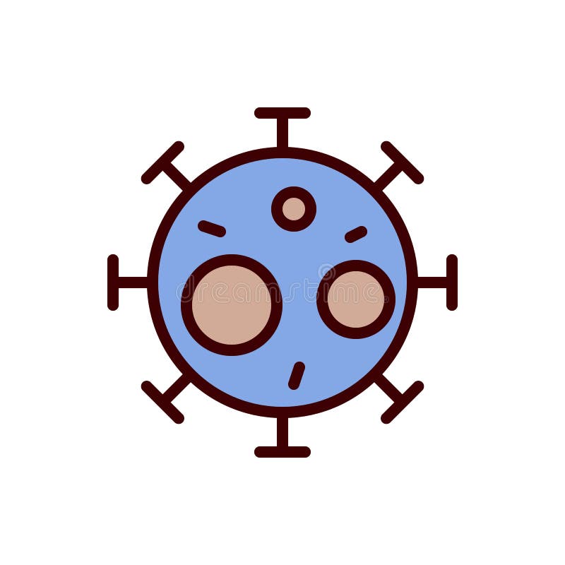 Virus Icon, Microbe Icon Vector Illustration Stock Vector ...