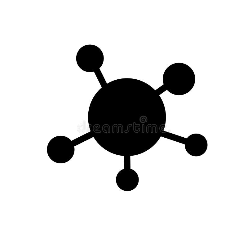 Virus Icon Vector Sign and Symbol Isolated on White Background, Virus ...