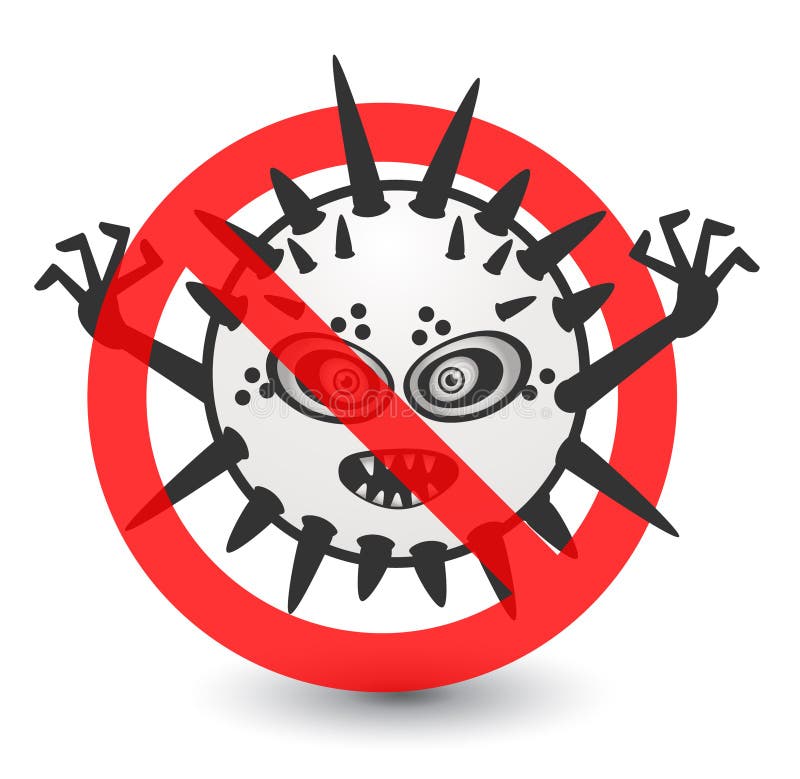 Virus Illustration Design, Bacteria Illustration. Stock Illustration ...