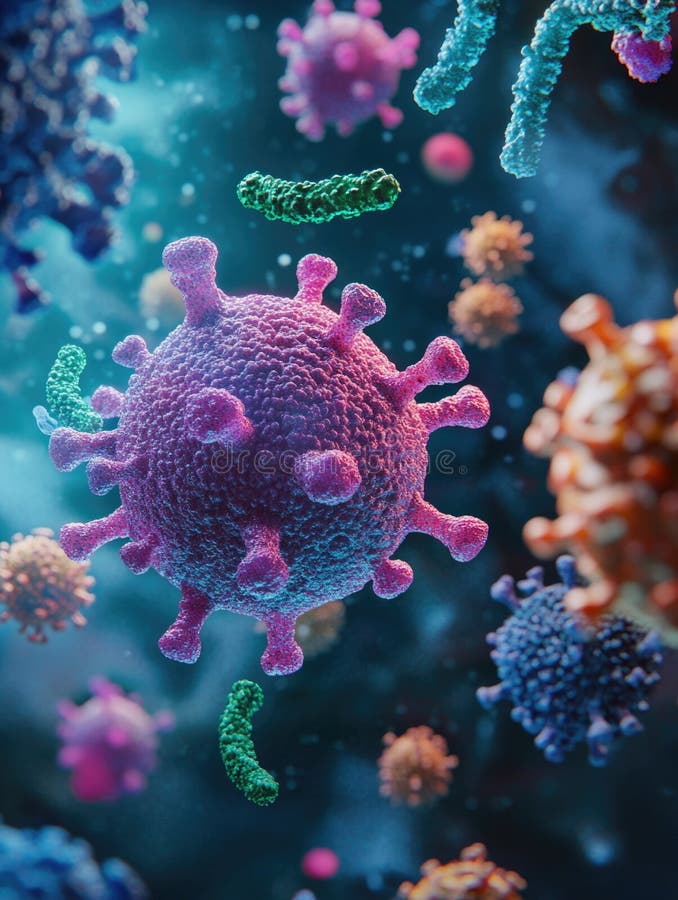 Virus Illustration stock image. Image of bacteria, innate - 362060261