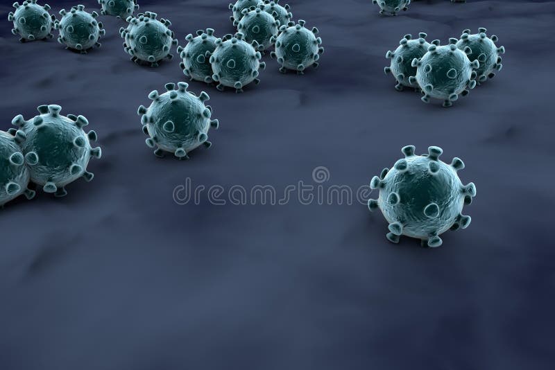 Virus Infectant Des Cellules Humaines Illustration Stock - Illustration ...