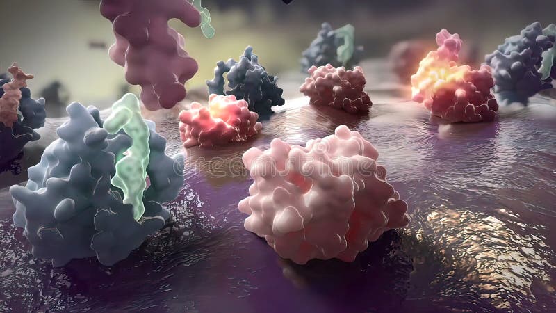 Virus infected cell stock illustration. Illustration of phagocytosis ...