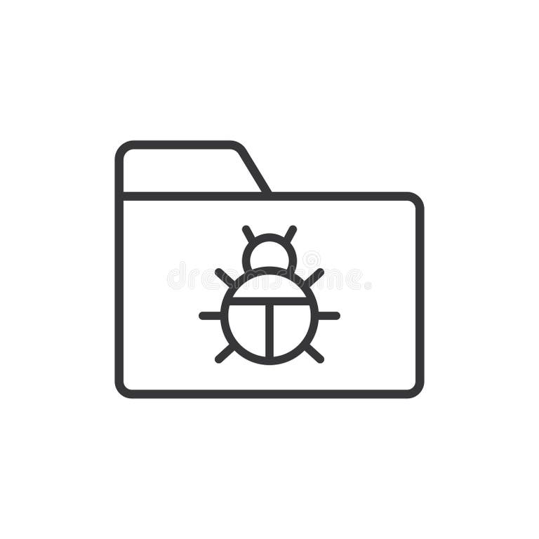 Malware Folder Icon Stock Illustrations – 660 Malware Folder Icon Stock ...