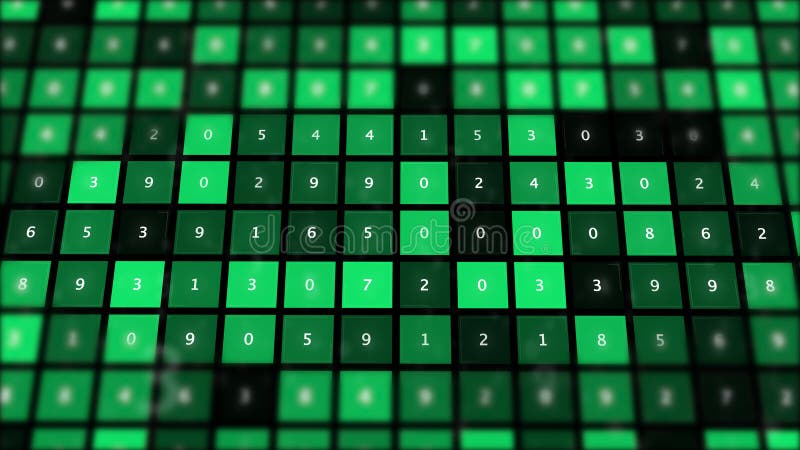 Virus Infected Malware Computer Data on Screen. Stock Illustration ...