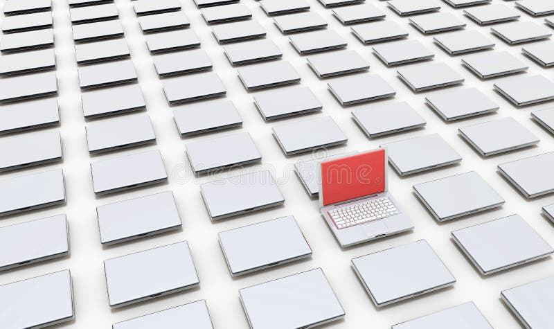 Virus Infected PC stock illustration. Illustration of infected - 17745513