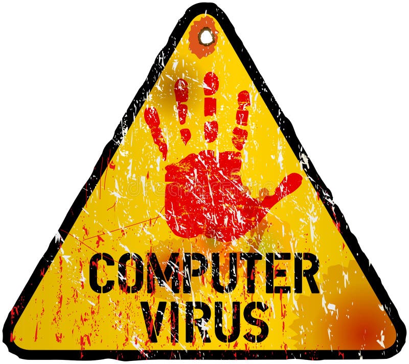 Alerte virus informatique illustration de vecteur. Illustration of ...