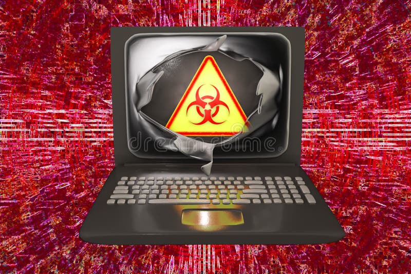Virus Informatique, Image Conceptuelle Illustration Stock ...