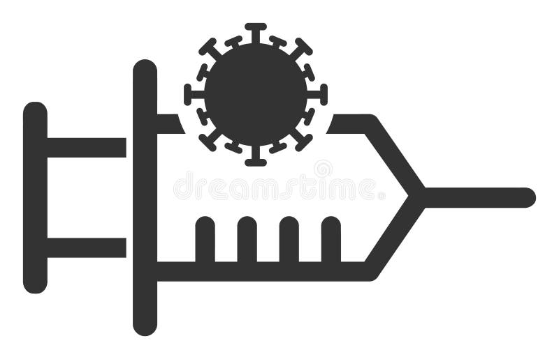Virus Inoculation - Vector Icon Illustration Stock Vector ...
